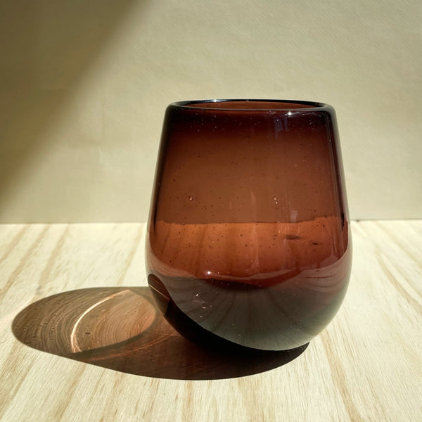 Impala Wine Glass Handblown - Purple - INCASA