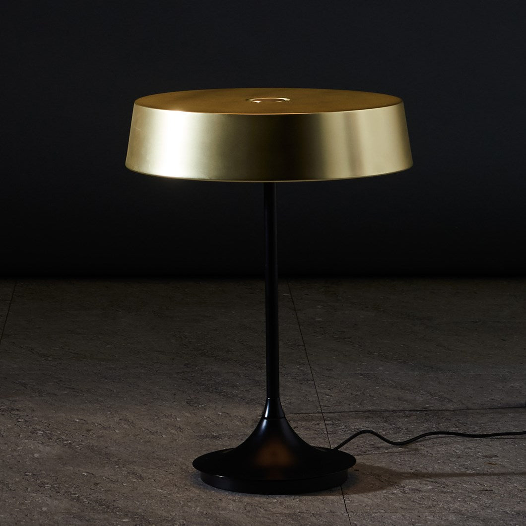 China LED Table Lamp - Matte Black / Sand Gold - INCASA